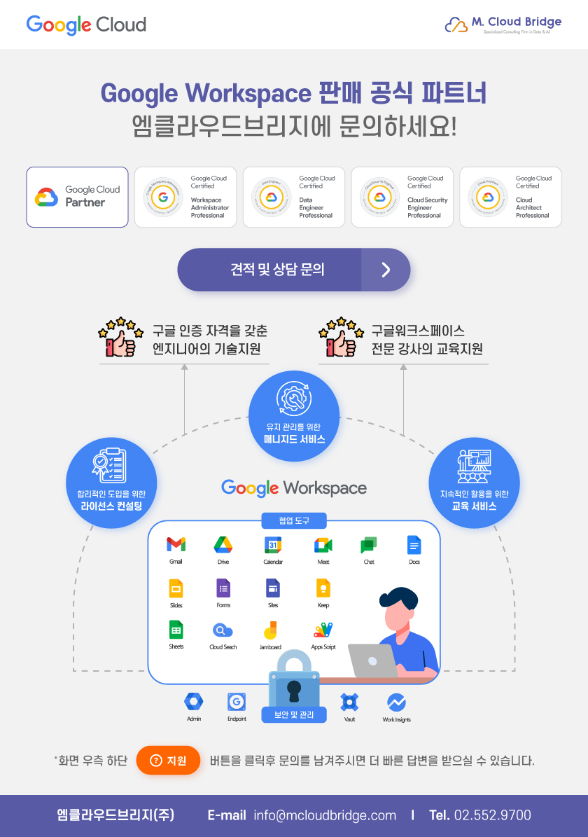 Google Workspace – 엠클라우드브리지
